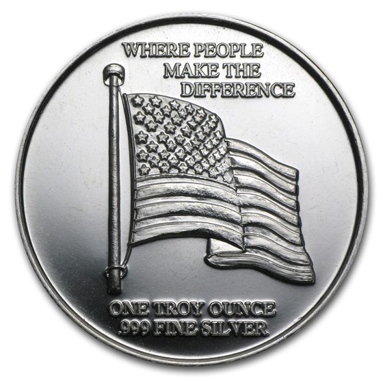 Buy 1 oz Silver Round - Statue of Liberty (Freedom) | APMEX
