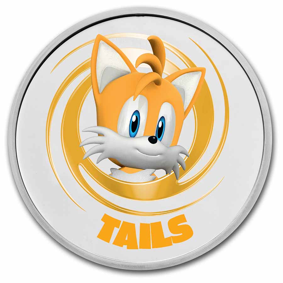 APMEX - 1 oz Silver Round Tails Colorized (with TEP)