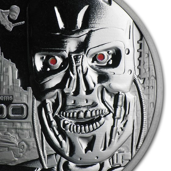 Buy 1 oz Silver Round - Terminator T-800 | APMEX