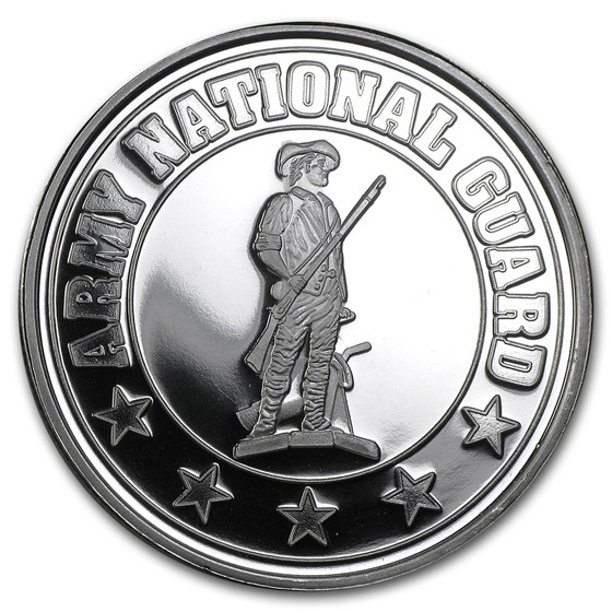 Buy 1 oz Silver Round - U.S. Army National Guard | APMEX