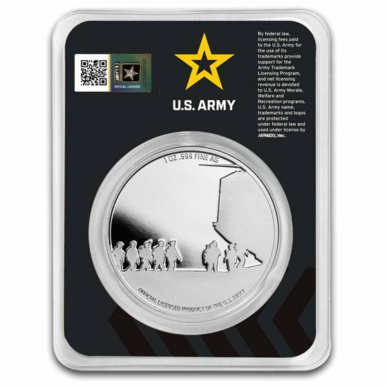 Buy 1 oz Silver Round - U.S. Army Vintage (In TEP) | APMEX