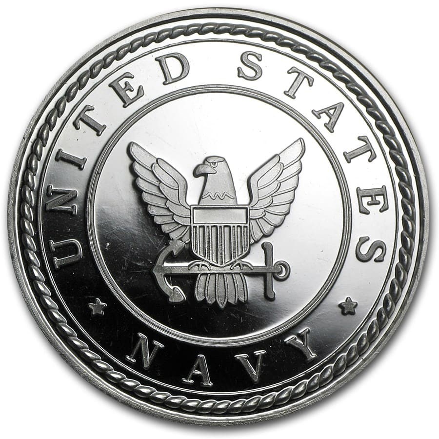 Buy 1 oz Silver Round - U.S. Navy | APMEX