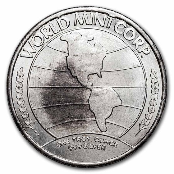 Buy 1 oz Silver Round - World Mint Corp. (Prospector) | APMEX