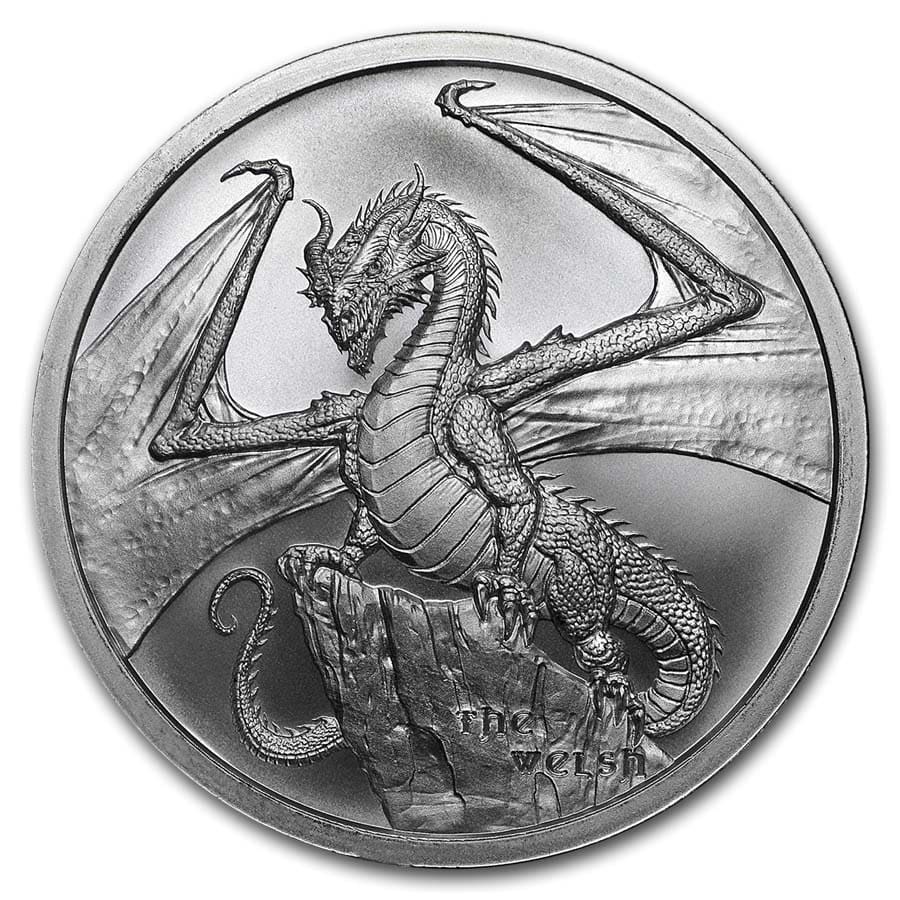 Buy 1 oz Silver Round - World of Dragons (The Welsh) | APMEX