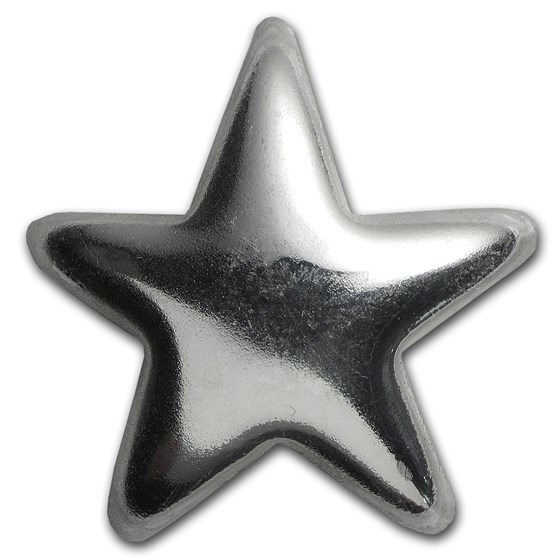 Buy 1 oz Silver Star Bar - Geiger Edelmetalle | APMEX
