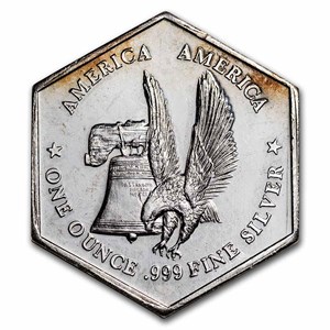 Buy 1 oz Silver - Trade Unit Silver Hexagon | APMEX