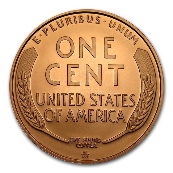 Buy 1 Pound Copper Round - Lincoln Wheat Cent | APMEX