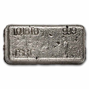 10.18 oz Silver Bar - Vintage Tri-State Refining Corp (TSRC)