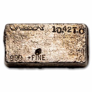 10.42 oz Silver Bar - WSR (Western States Refining)