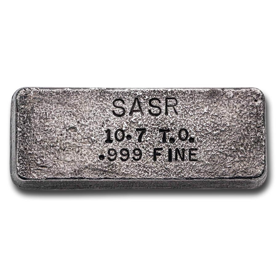 10.70 oz Silver Bar - Vintage SASR