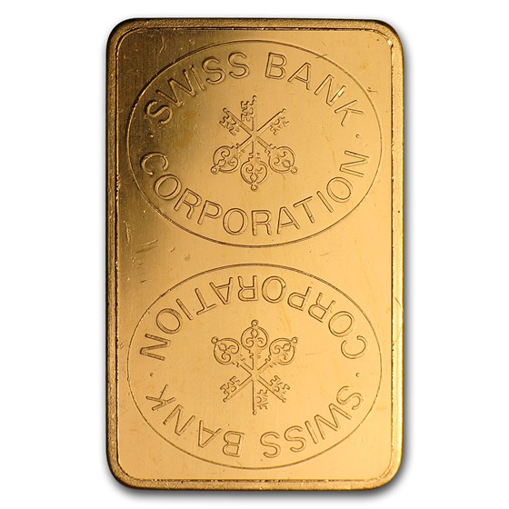 Buy 10 gram Gold Bar - Swiss Bank Corporation | APMEX