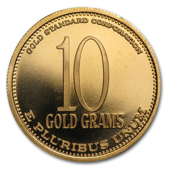Buy 10 gram Gold Rnd - Thomas Jefferson Gold Standard (.900 Fine) | APMEX