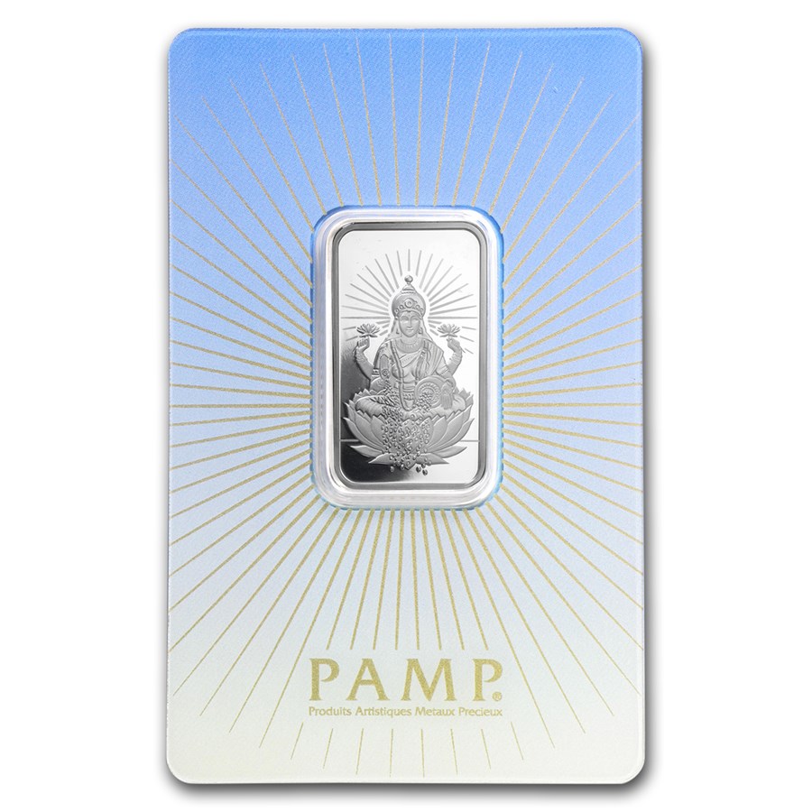 Buy 10 gram Silver Bar - PAMP Suisse Religious Series (Lakshmi) | APMEX