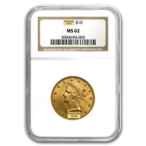 Buy $10 Liberty Gold Eagle MS-62 NGC (Random) | APMEX