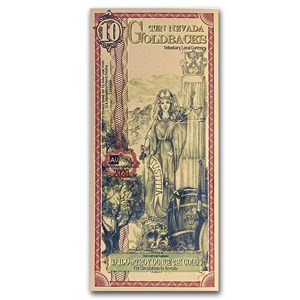 Buy 10 Nevada Goldback - Aurum Gold Foil Note (24k) | APMEX