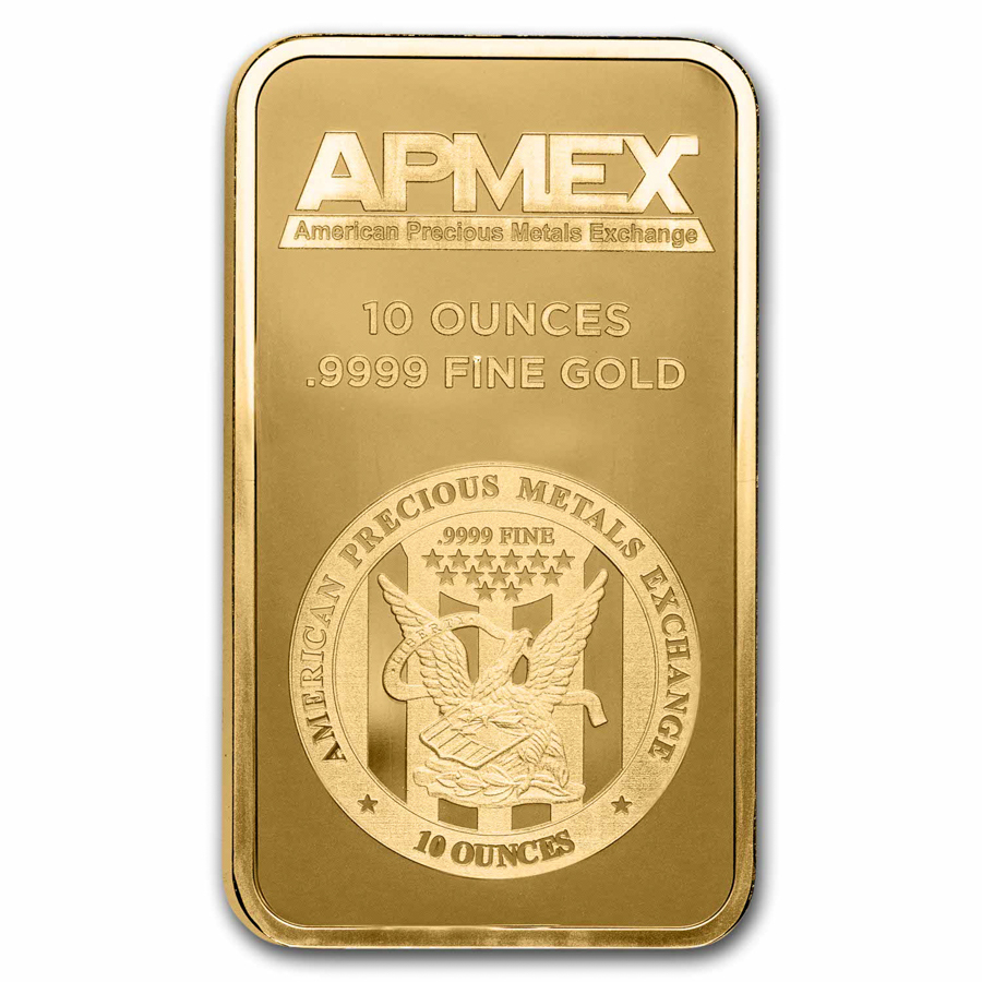 APMEX - 10 oz Gold Bar - APMEX (TEP)