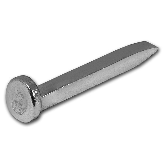 Buy 10 oz Hand Poured Silver Railroad Spike | APMEX