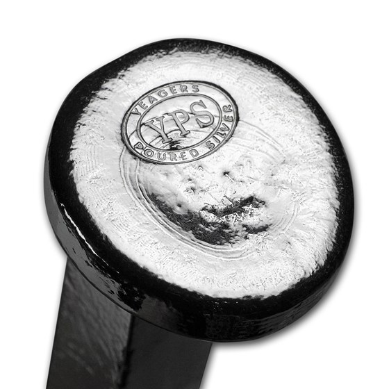 Buy 10 oz Hand Poured Silver Railroad Spike | APMEX