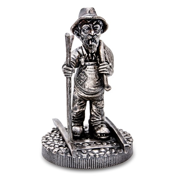Buy 10 oz Silver Antique Statue - Hobo Nickel (The Train) | APMEX