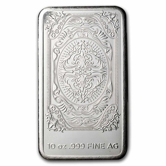 Buy 10 oz Silver Ace of Diamonds Bar | APMEX