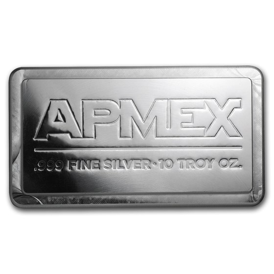 Buy 10 oz Silver Bar - APMEX (Stackable) | APMEX