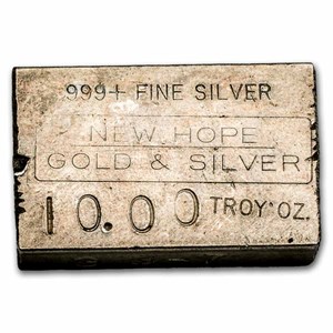 10 oz Silver Bar - New Hope Gold & Silver