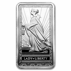 Buy 10 oz Silver PAMP Lady Of Liberty Bar (Costco) | APMEX