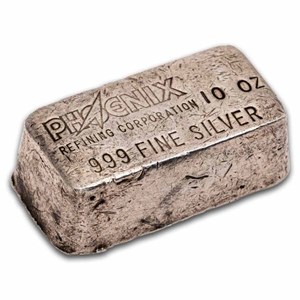 Buy 10 oz Silver Bar - Phoenix Refining Corporation | APMEX