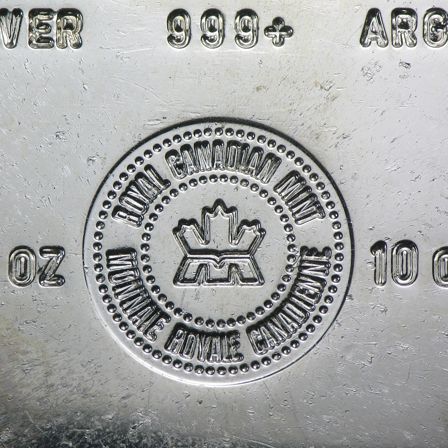 APMEX - 10 oz Silver Bar - Royal Canadian Mint (Vintage)