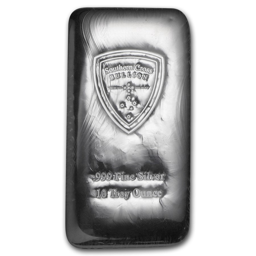 Buy 10 oz Silver Bar - Southern Cross Bullion (Cast) | APMEX