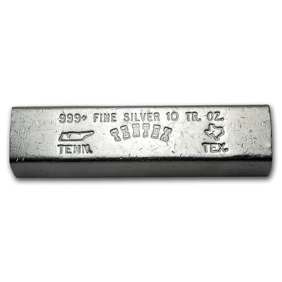 Buy 10 oz Silver Bar - TENTEX | APMEX