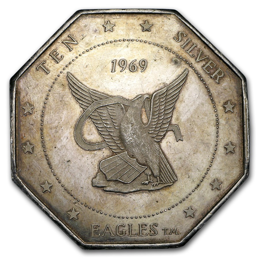 Buy 10 oz Silver Octagon - Ten Silver Eagles | APMEX