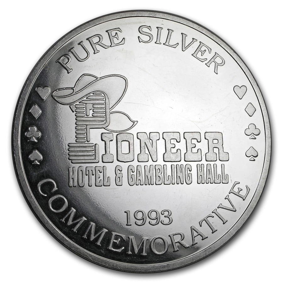 Buy 10 oz Silver Round - Pioneer Hotel & Gambling Hall | APMEX
