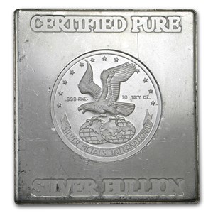 Buy 10 oz Silver Square - Silver Metals International | APMEX