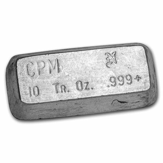 Buy 10 oz Vault-Style Silver Bar - CPM (Continental Precious Metals ...