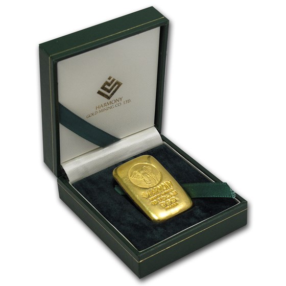 Buy 10 Tolas Gold Bar - Harmony Mining Co. (3.75 oz) | APMEX