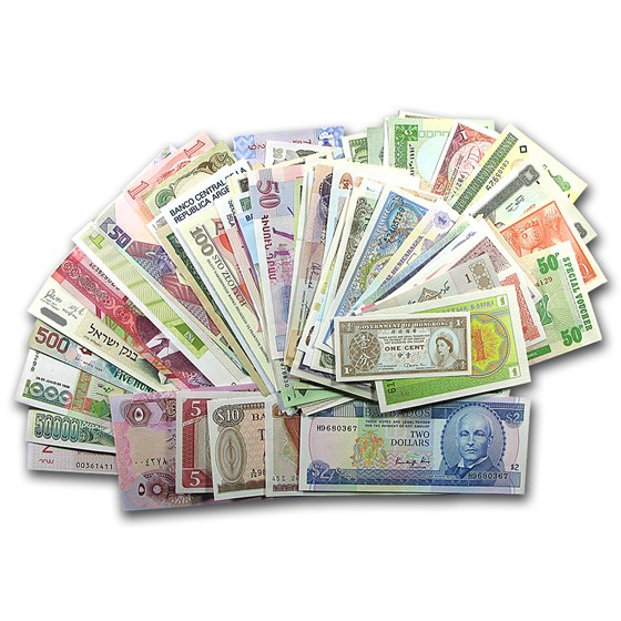 Buy 100 Bank Notes from 100 Countries (Uncirculated) | APMEX