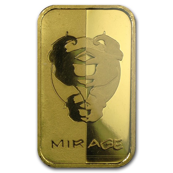 Buy 100 gram Gold Bar - Rand Elephant Mirage (In Assay) | APMEX