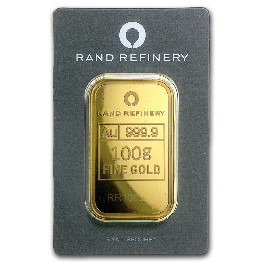 Buy 100 gram Gold Bar - Rand Elephant Mirage (In Assay) | APMEX