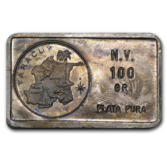 Buy 100 gram Silver Bar - (23) States of Venezuela (Plata Pura) | APMEX