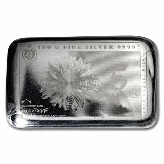 Buy 100 gram Silver Bar - Pressburg Mint (Triangle) | APMEX