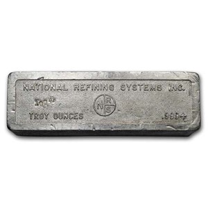 Buy 100 oz Silver Bar - National Refining Systems Inc. | APMEX