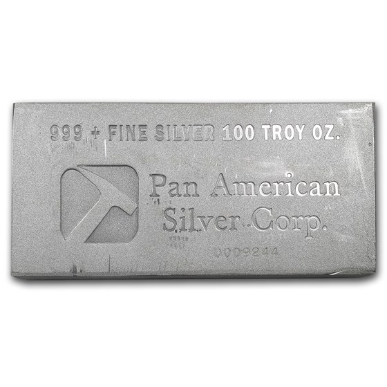 Buy 100 oz Silver Bar - Pan American Silver Corp | APMEX