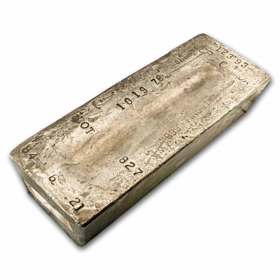 Buy 1019.76 oz Silver Vintage CCR Canada Bar | APMEX