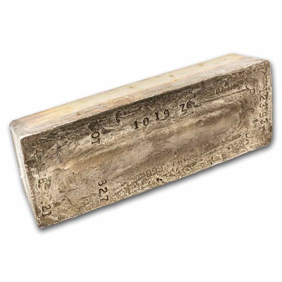 Buy 1019.76 oz Silver Vintage CCR Canada Bar | APMEX