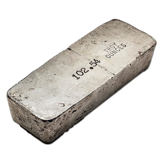 102.54 oz Silver Bar - Bear Paw Mining Company (Lot #2233)