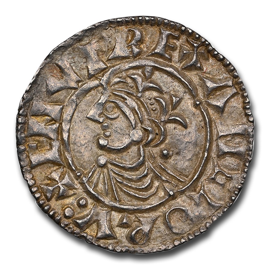 Buy (1024-1030) Kingdom of England Silver Penny King Cnut MS-64 NGC | APMEX