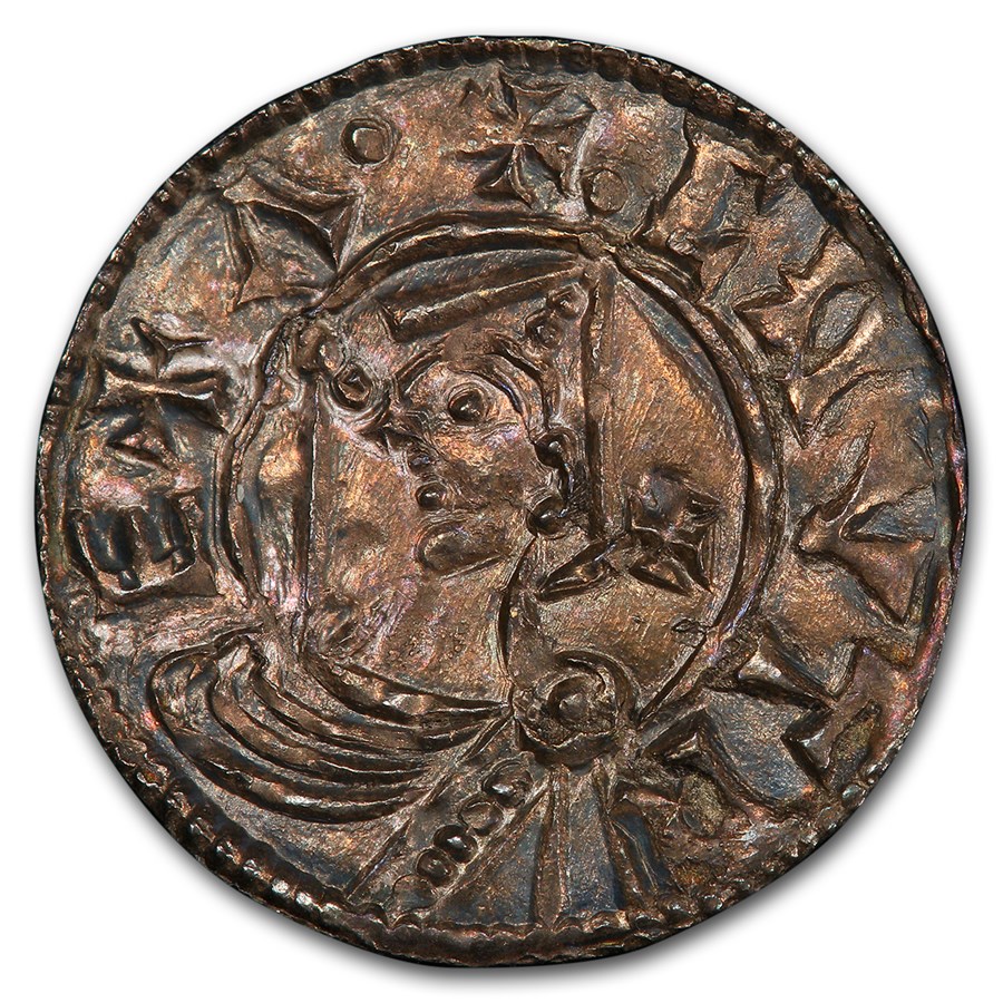 Buy (1024-1030) Kingdom of England Silver Penny King Cnut MS-64 PCGS ...