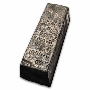 1052.4 oz Silver Bar - SS Gairsoppa Silver Ingot