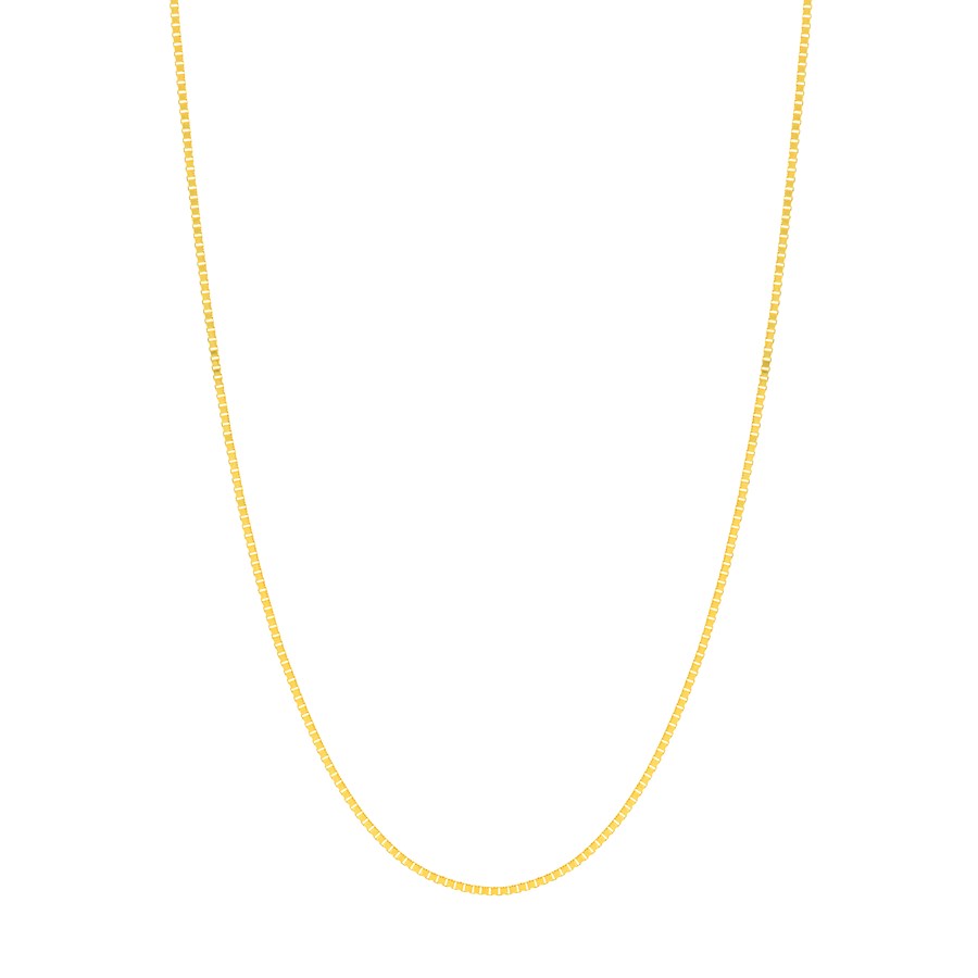 Buy 10K Yellow Au 0.8 mm Adj Box Chain Lbstr Clsp 22 | APMEX